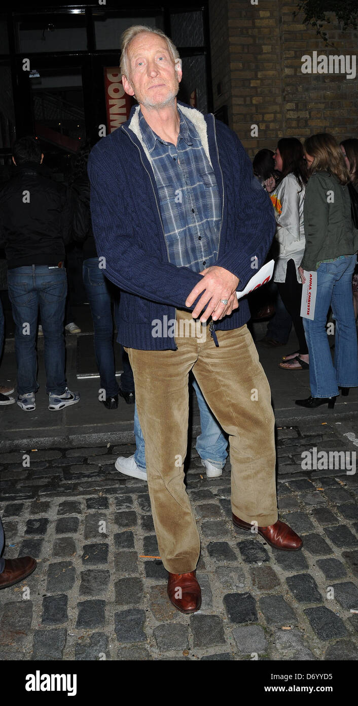Charles Dance leaving the Donmar Warehouse London, England - 29.08.11 ...