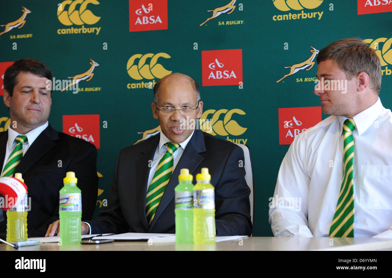 CAPE TOWN, SOUTH AFRICA - Thursday 25 April 2013, Dawie Theron (coach ...