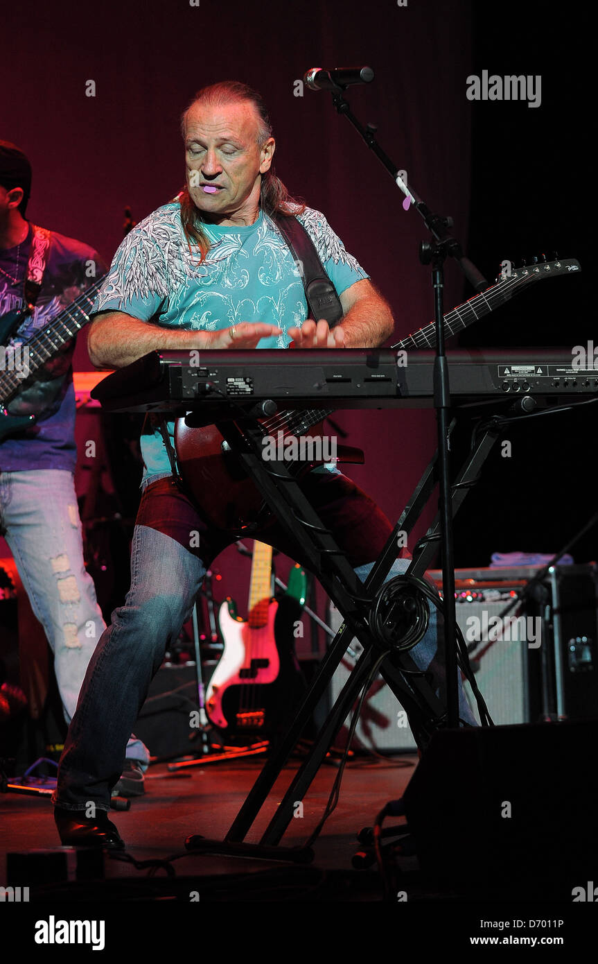 Mark Farner of Grand Funk performs during Hippiefest 2011 at the ...