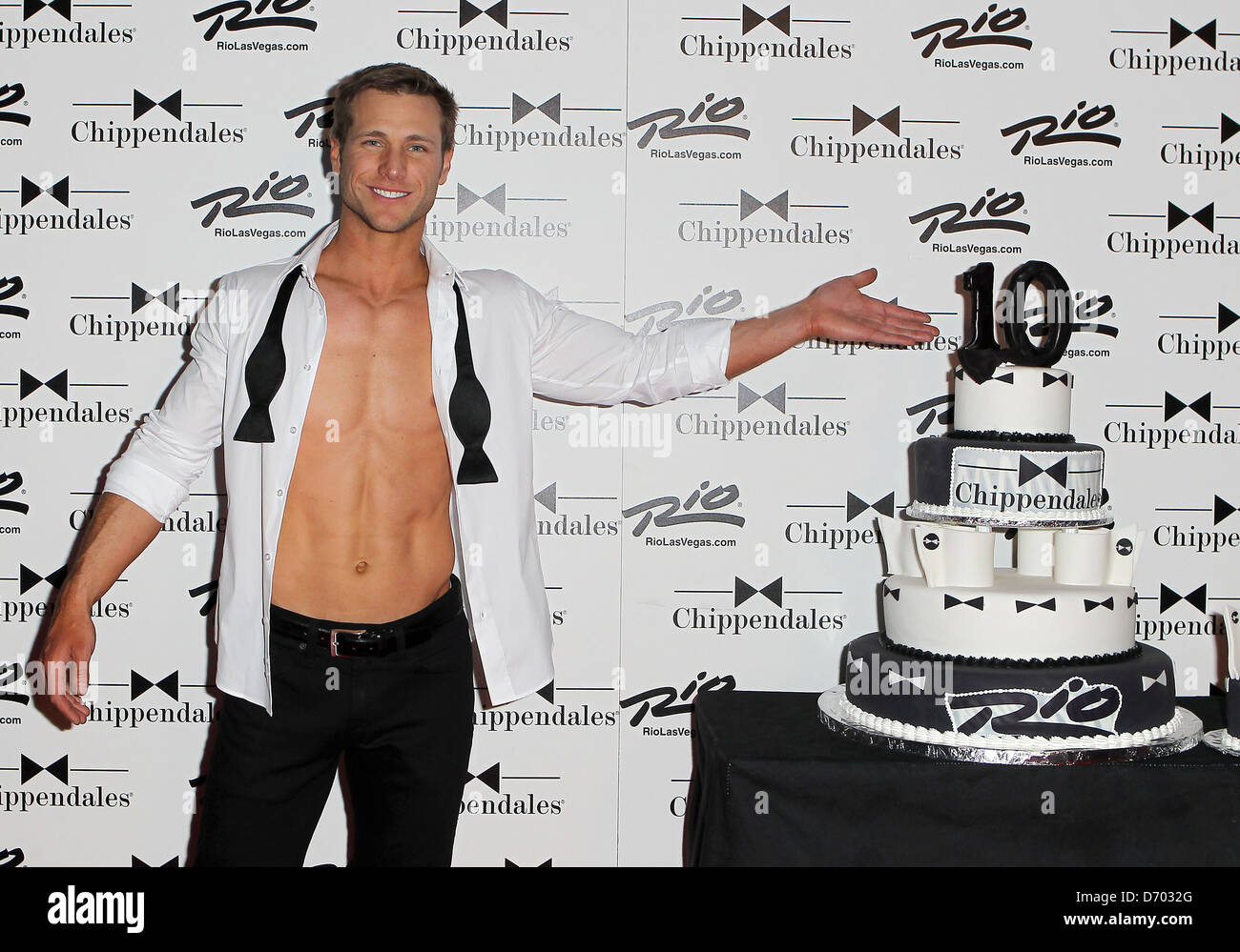 Jake Pavelka Chippendales celebrate 10th Anniversary at The Rio All ...