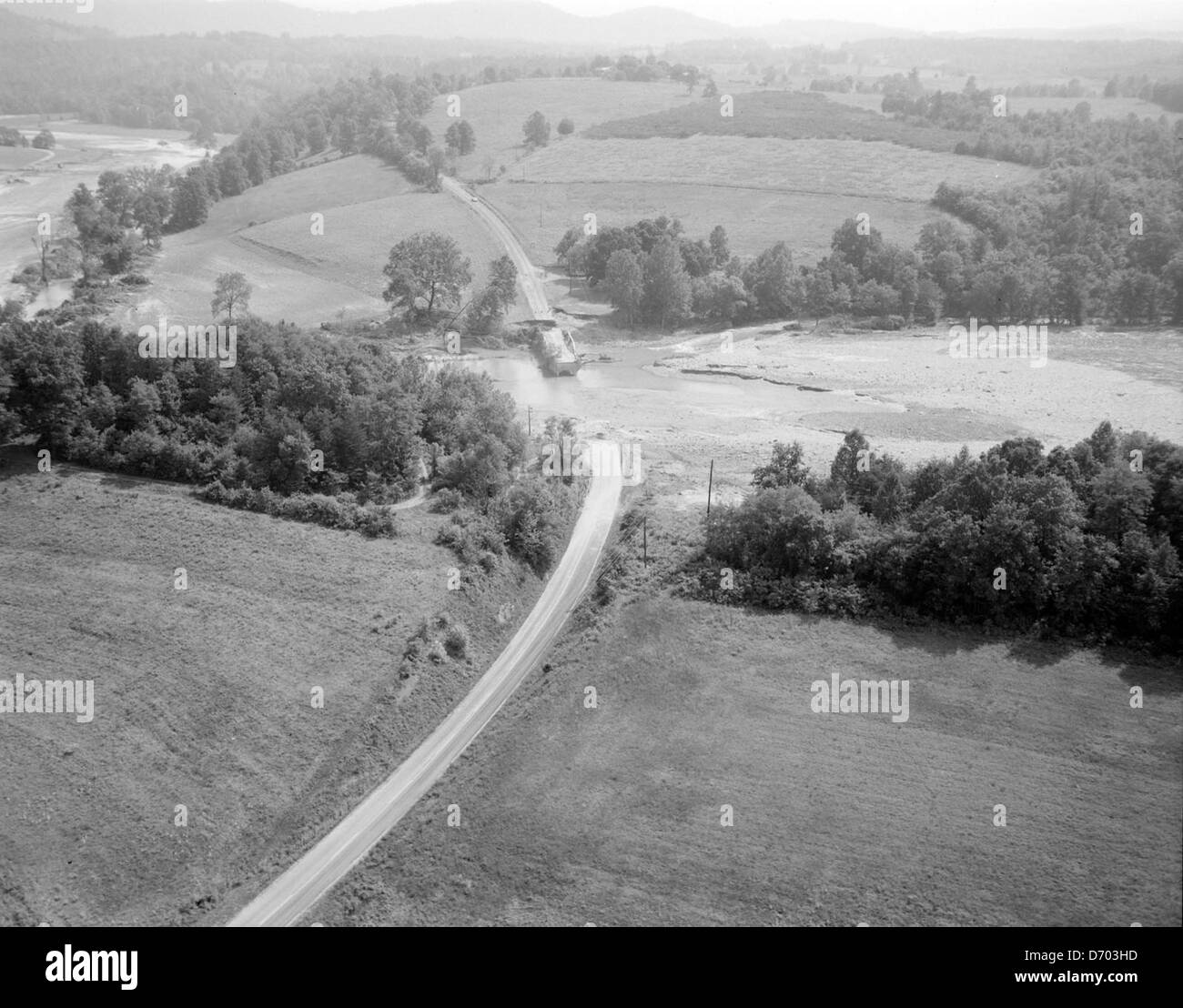 Washed out bridge Black and White Stock Photos & Images - Alamy
