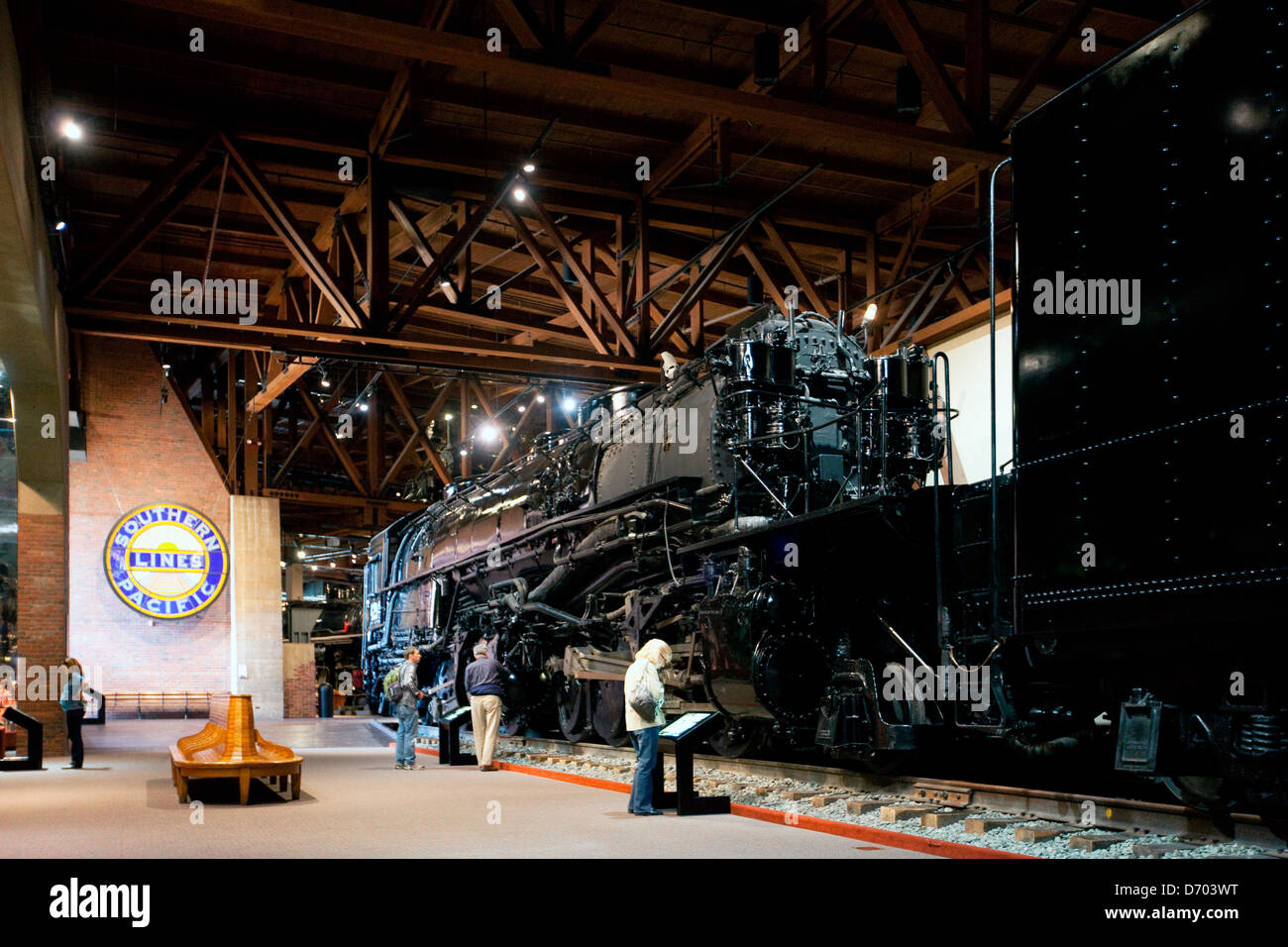 California railroad museum sacramento train hi-res stock photography ...