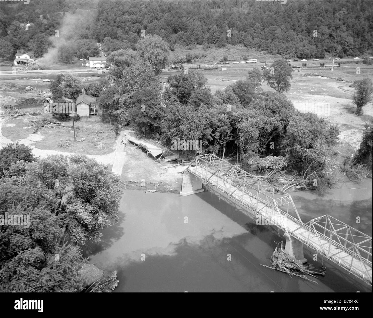 Route 602 over the James River in Virginia was severely impacted by ...