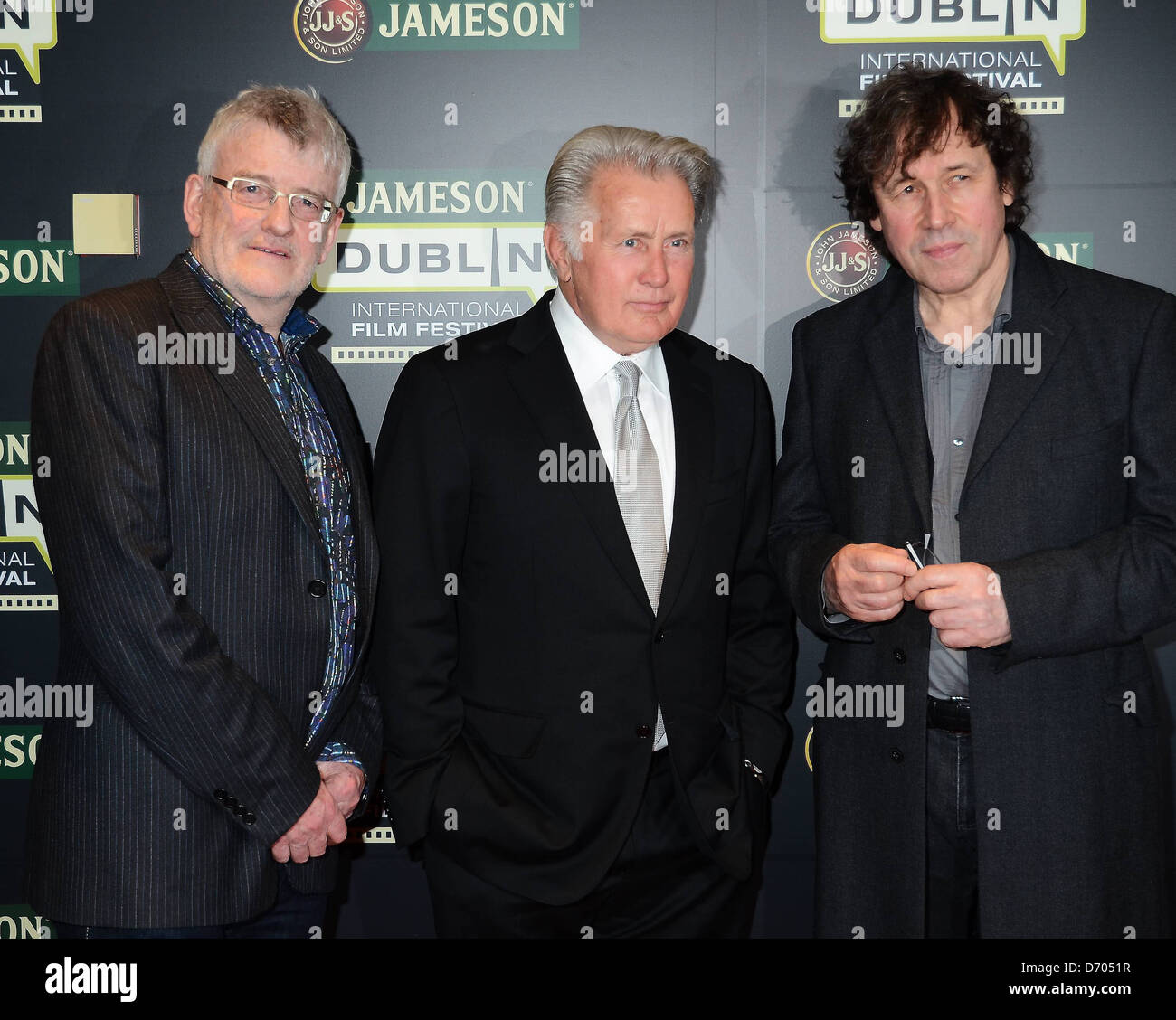 Thaddeus O'Sullivan, Martin Sheen and Stephen Rea Jameson Dublin ...