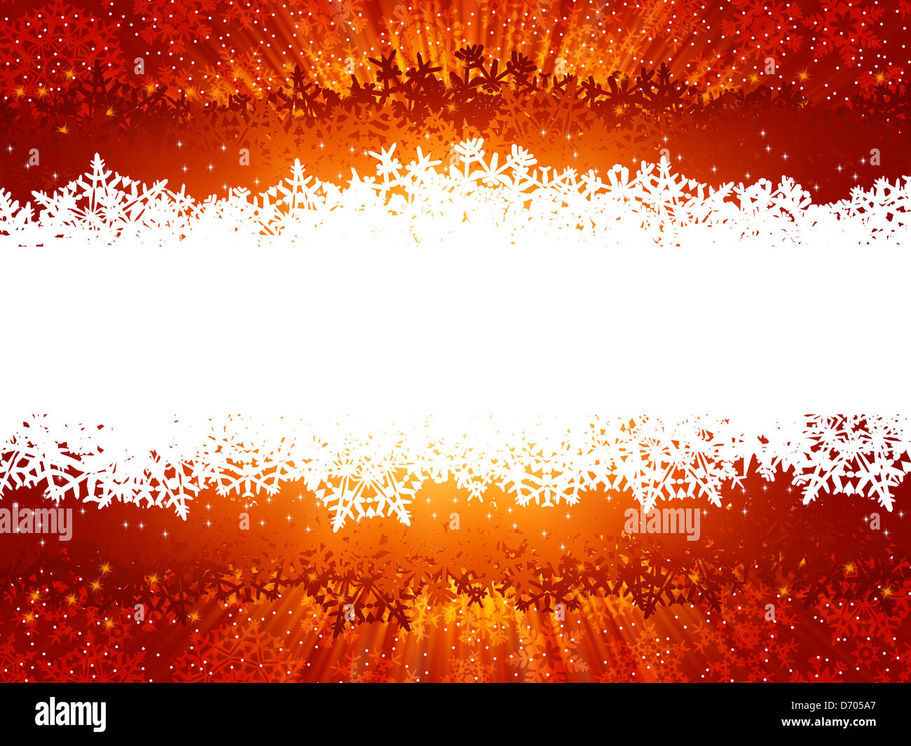 Winter background with many different falling stylish snowflakes Stock ...