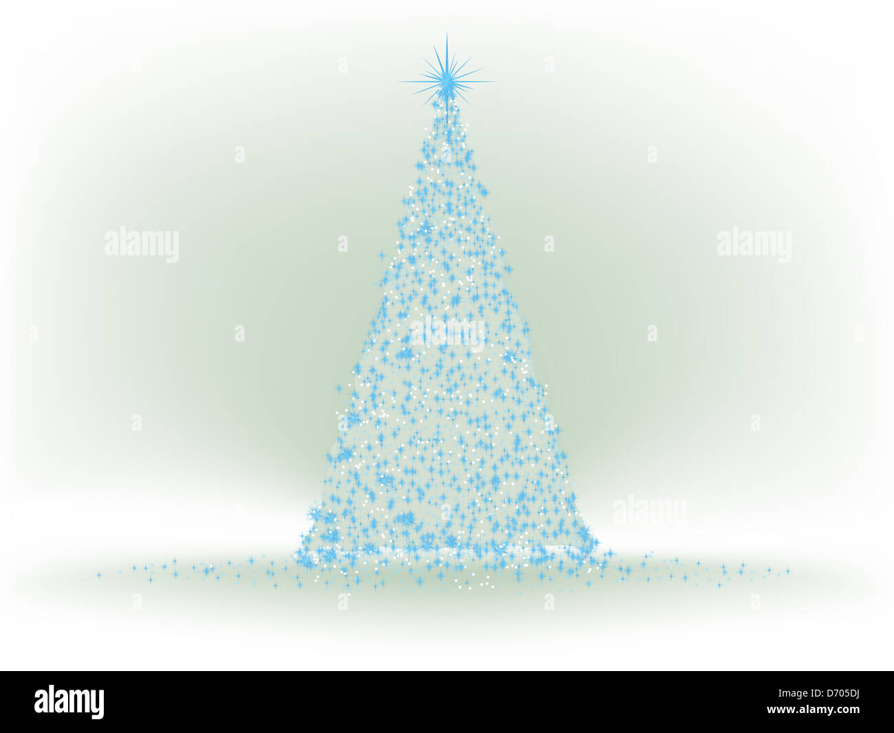 Abstract Blue christmas tree on silver background Stock Photo - Alamy