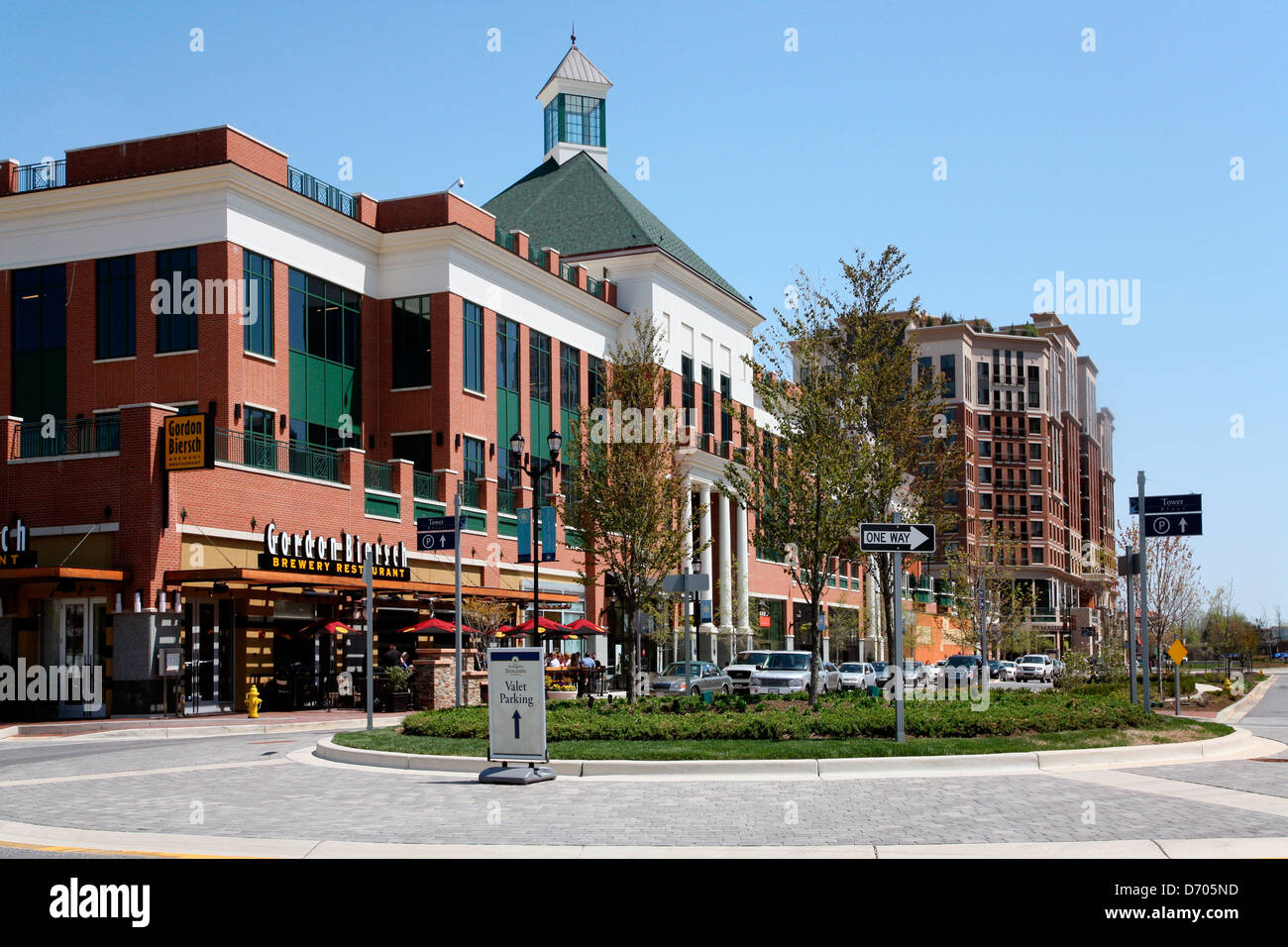 Annapolis Town Centre mixed use development in suburban Annapolis Stock ...