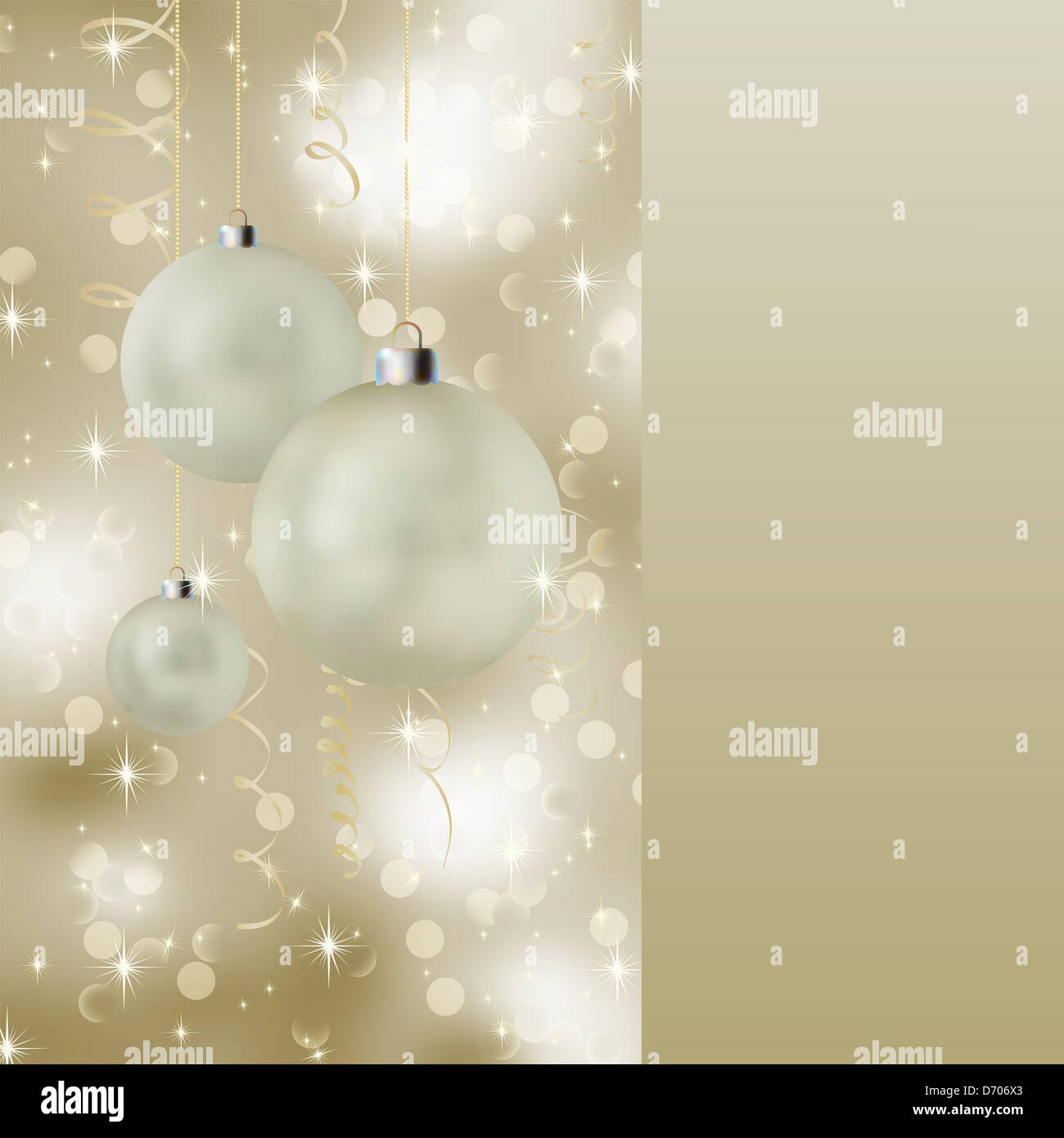 Soft light christmas background with neutral colors Stock Photo - Alamy