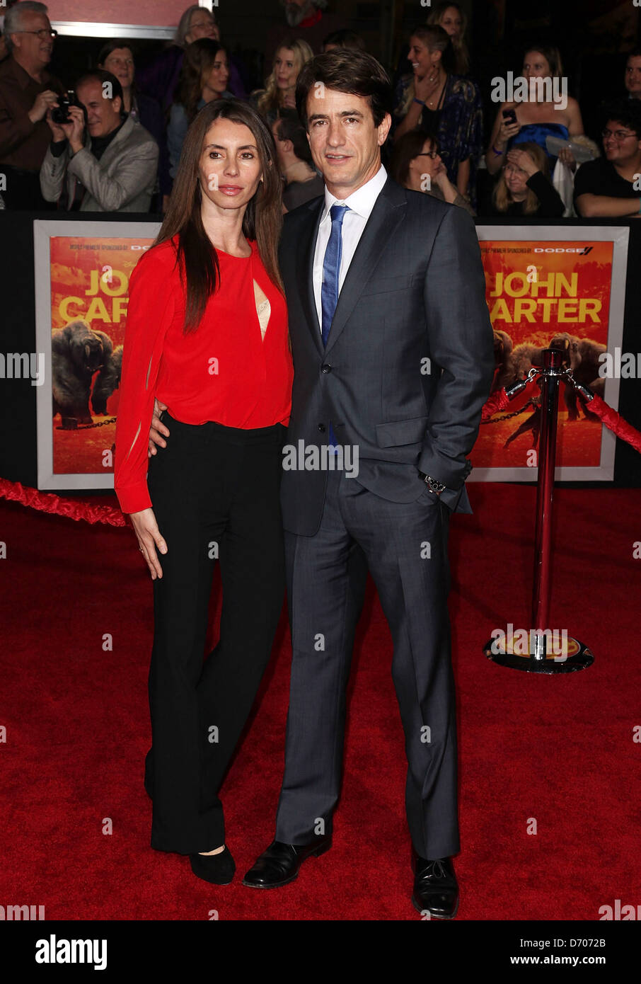 Dermot Mulroney (R) and Tharita Catulle Premiere of Walt Disney ...