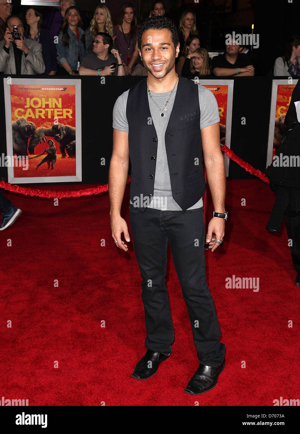 Corbin Bleu Premiere of Walt Disney Pictures' 'John Carter' at Regal ...