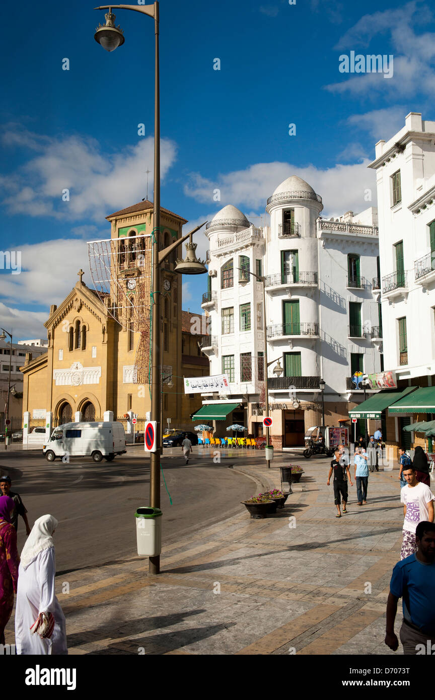 Morocco street tetouan church hi-res stock photography and images - Alamy