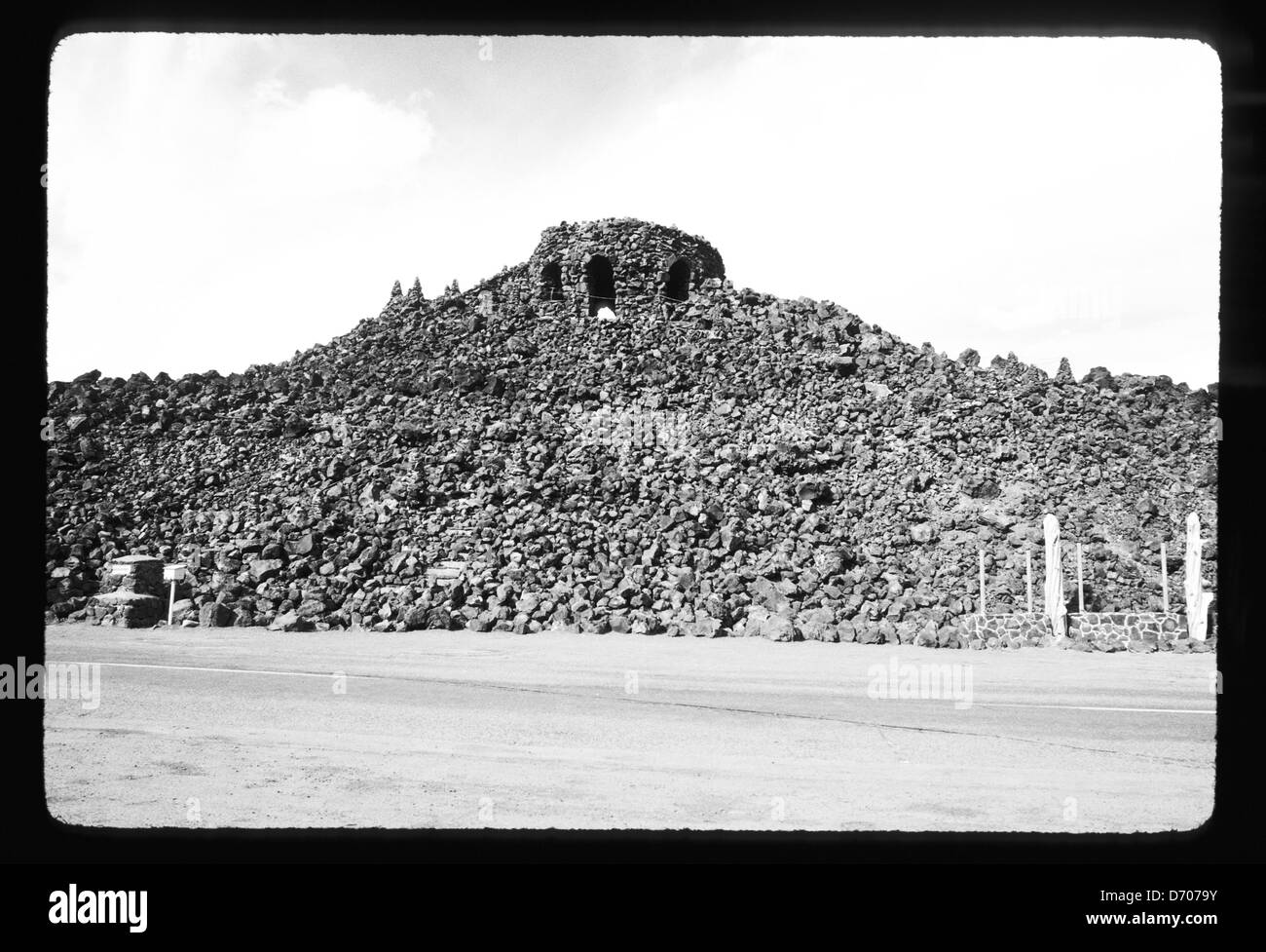 The Dee Wright Observatory at Belknap Crater offers a stunning view of ...