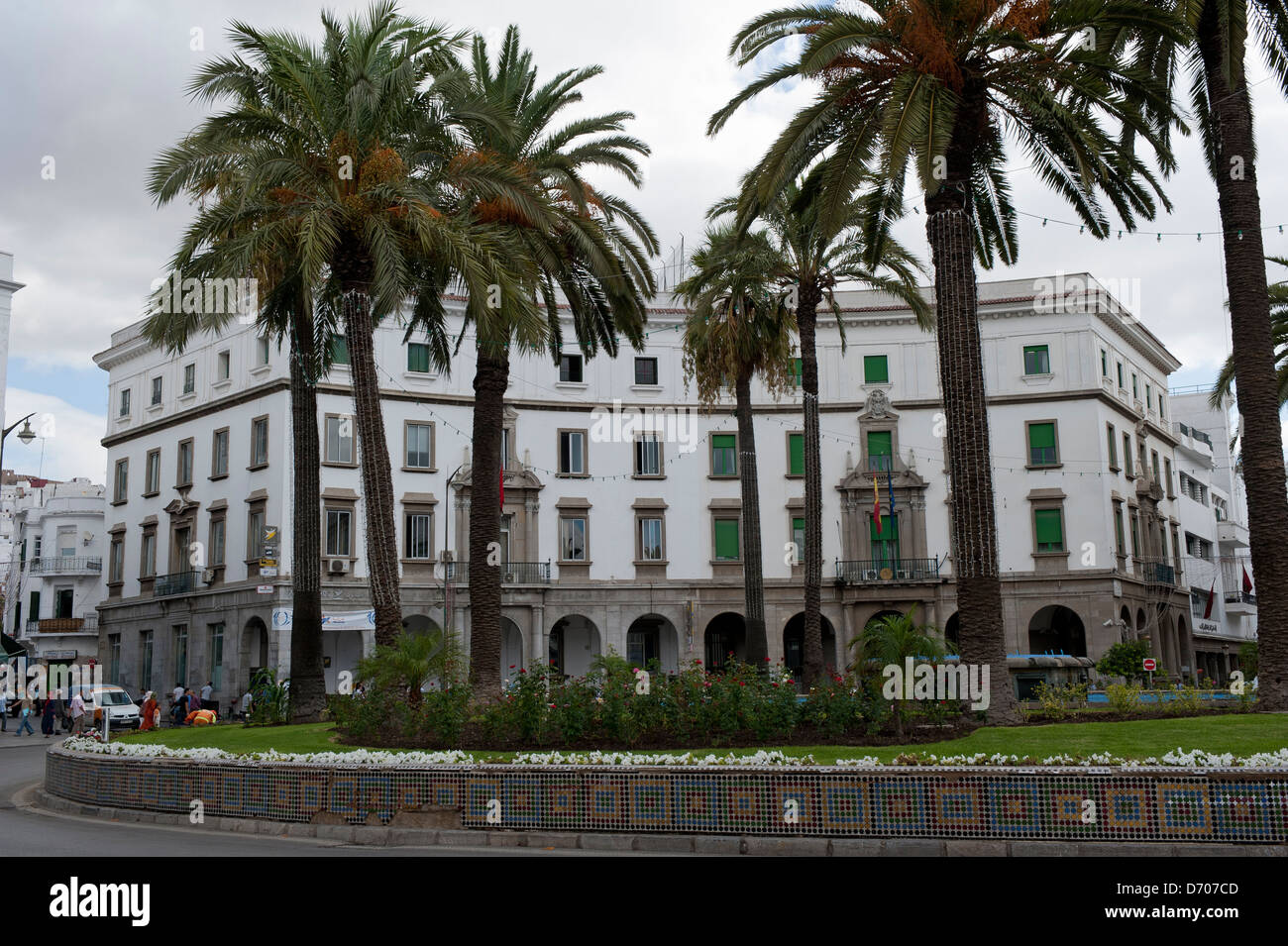 Hassan II square, Tétouan, Morocco Stock Photo - Alamy