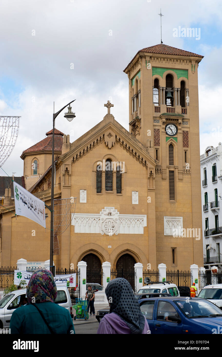 Morocco street tetouan church hi-res stock photography and images - Alamy