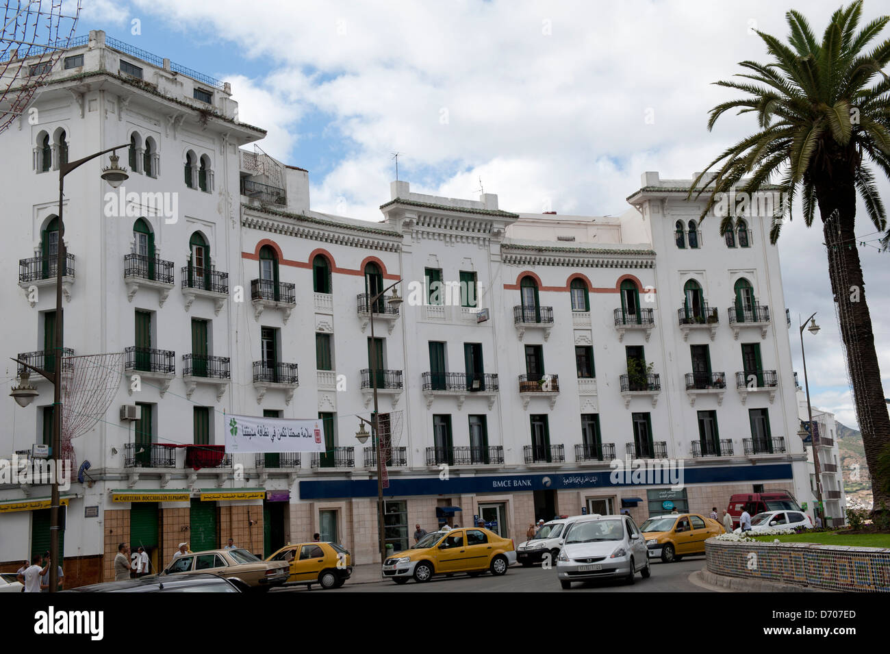 Hassan II square, Tétouan, Morocco Stock Photo - Alamy