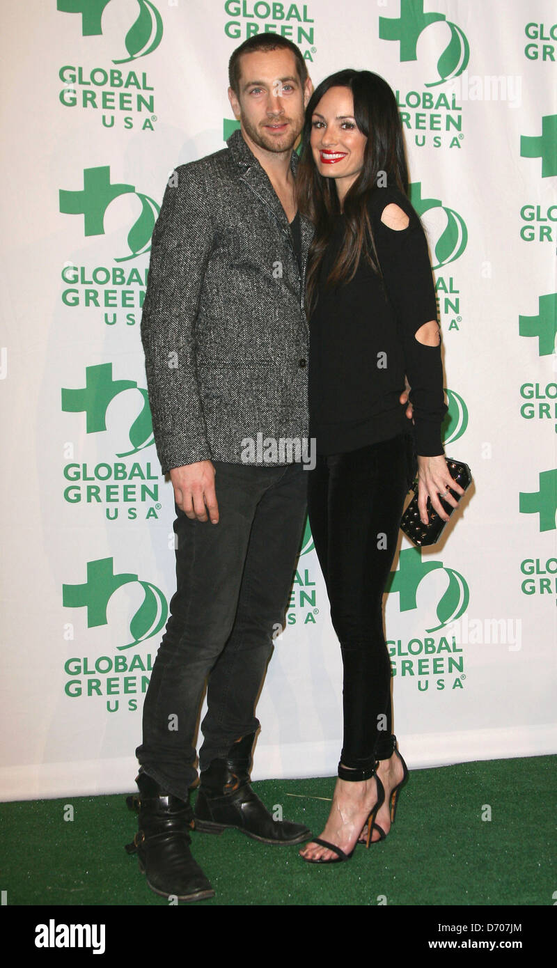 Catt Sadler and husband Rhys David Thomas Global Green USA's 9th Annual ...