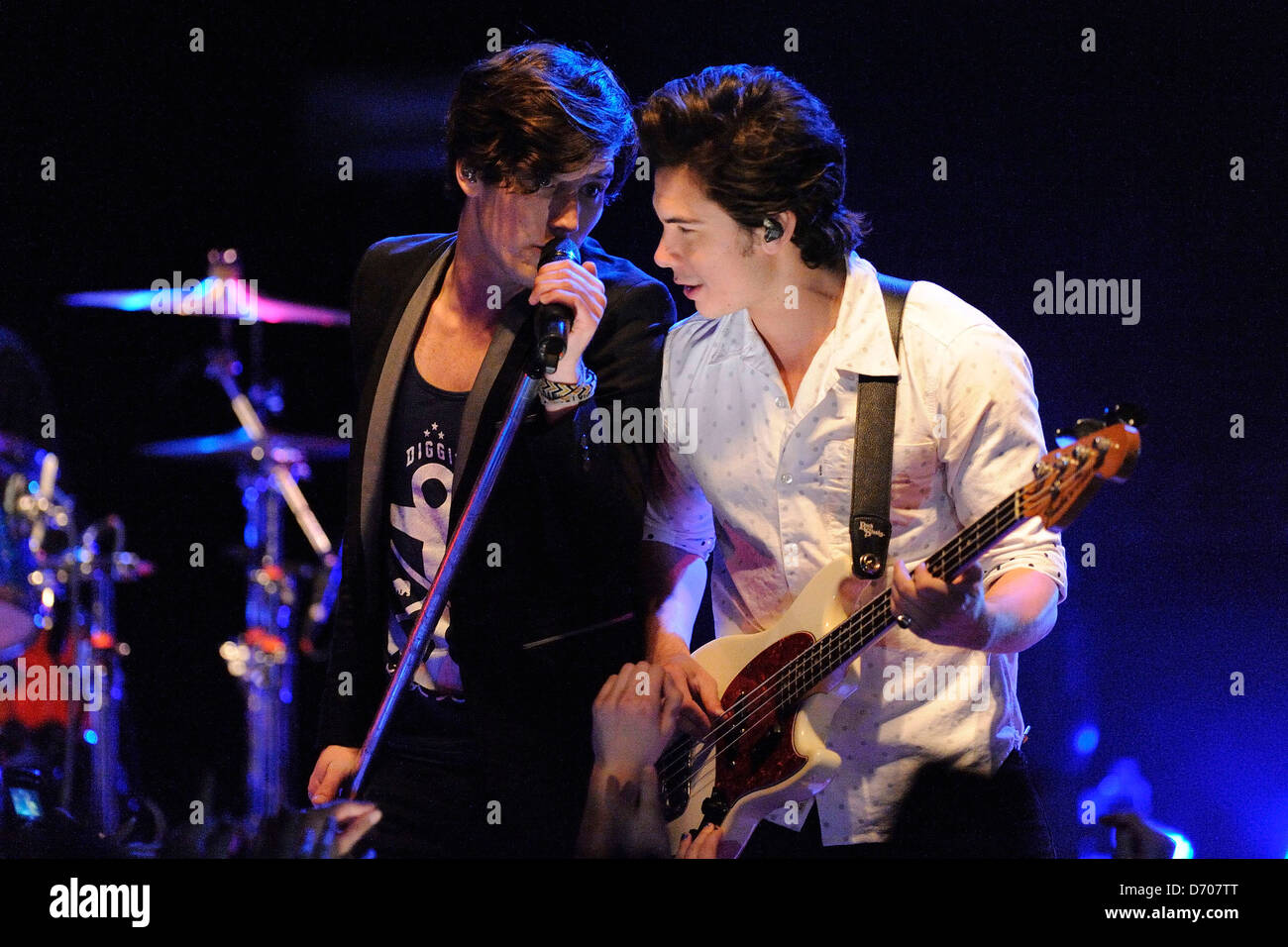 Zachary Porter and Cameron Quiseng Allstar Weekend performs on stage at ...