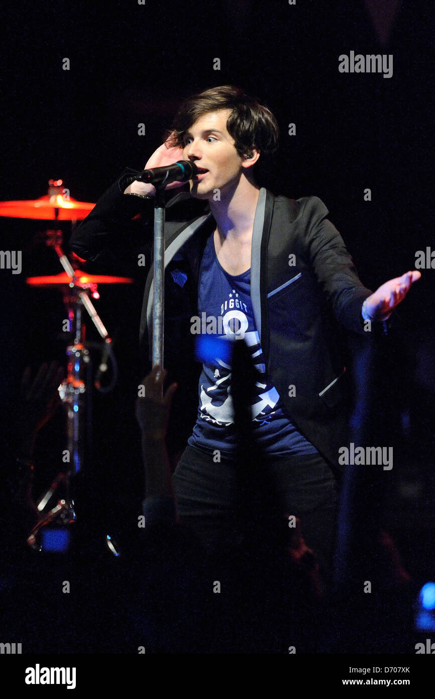 Zachary Porter Allstar Weekend performs on stage at the Virgin Mobile Mod Club Theatre. Toronto ...