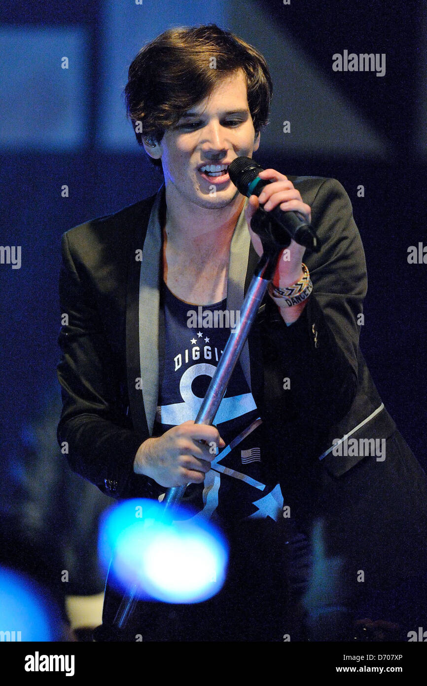 Zachary Porter Allstar Weekend performs on stage at the Virgin Mobile ...