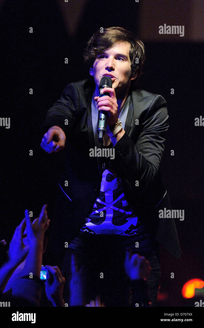 Zachary Porter Allstar Weekend performs on stage at the Virgin Mobile Mod Club Theatre. Toronto ...