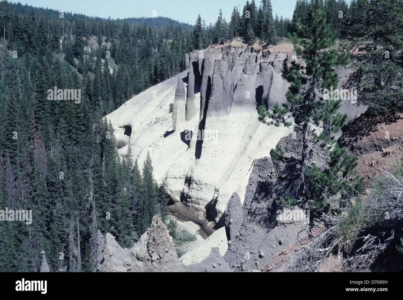 Crater Lake, located in the Mount Mazama caldera, is a result of a ...