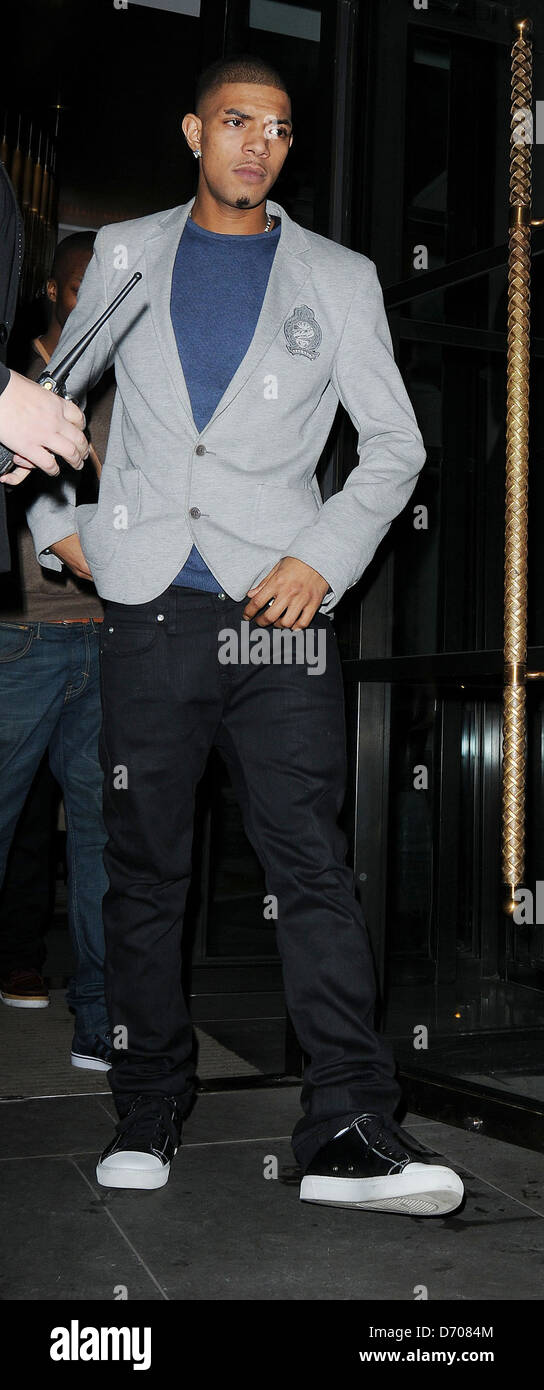 Rapper, Fazer aka Richard Rawson leaving Corinthia Hotel. London ...