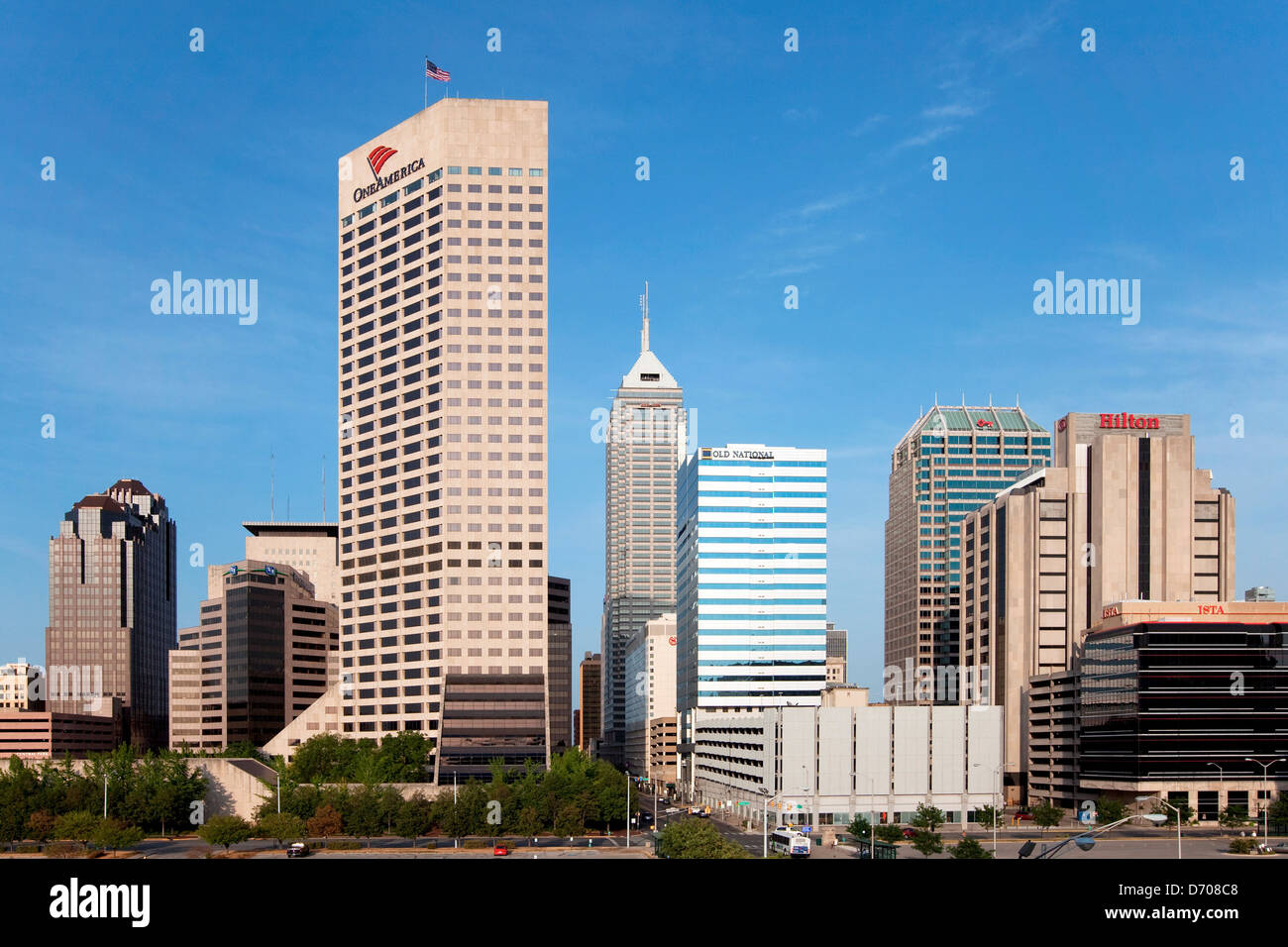 Indianapolis, Indiana Downtown Skyline Stock Photo - Alamy