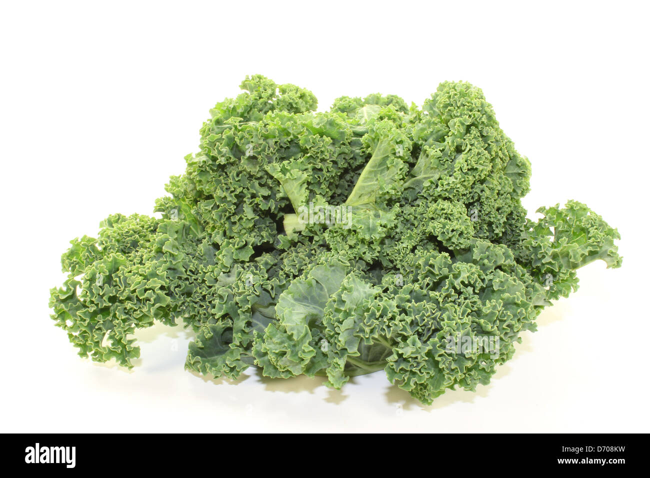 fresh green kale on a light background Stock Photo - Alamy