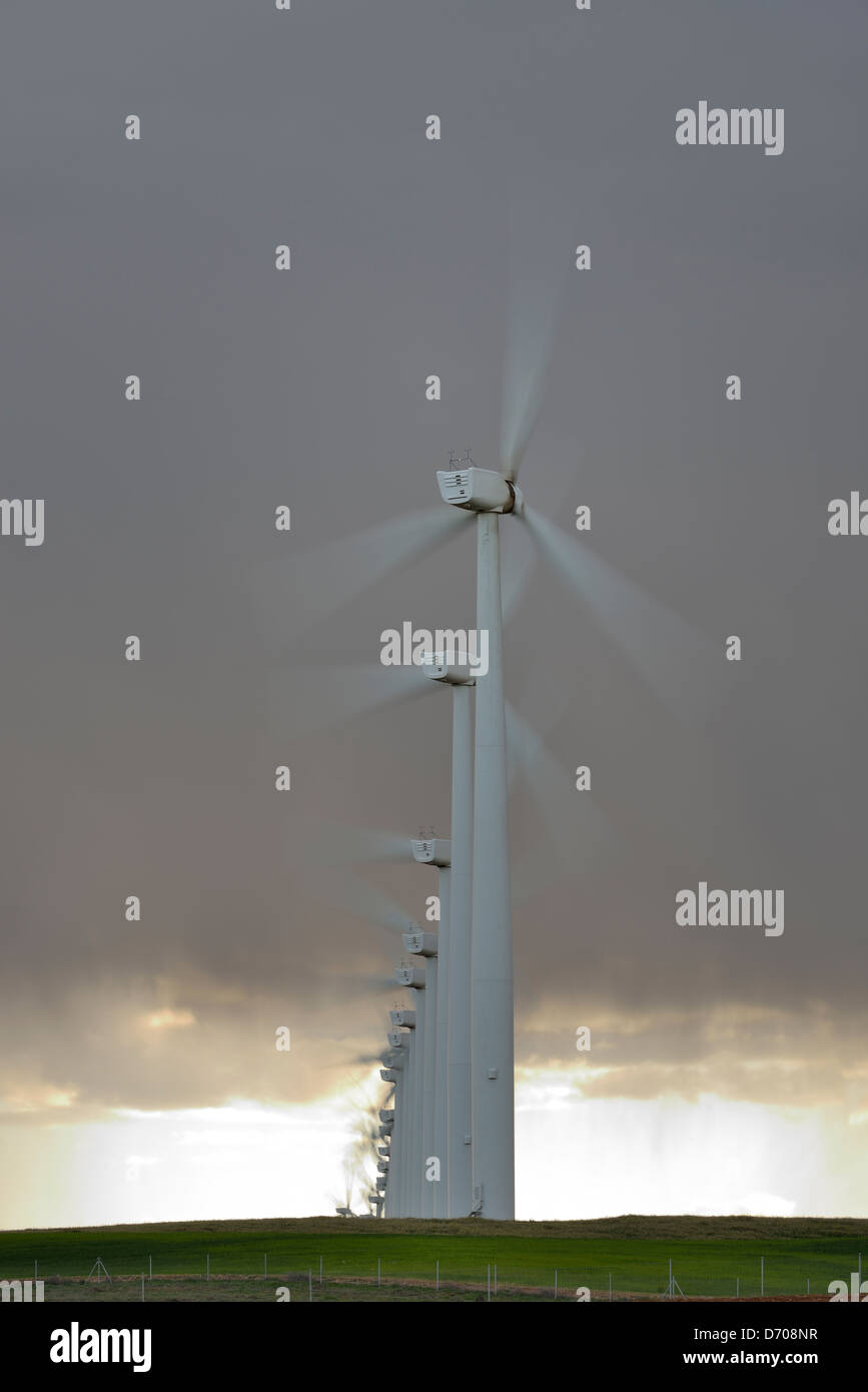 Storm wind turbine hi-res stock photography and images - Alamy