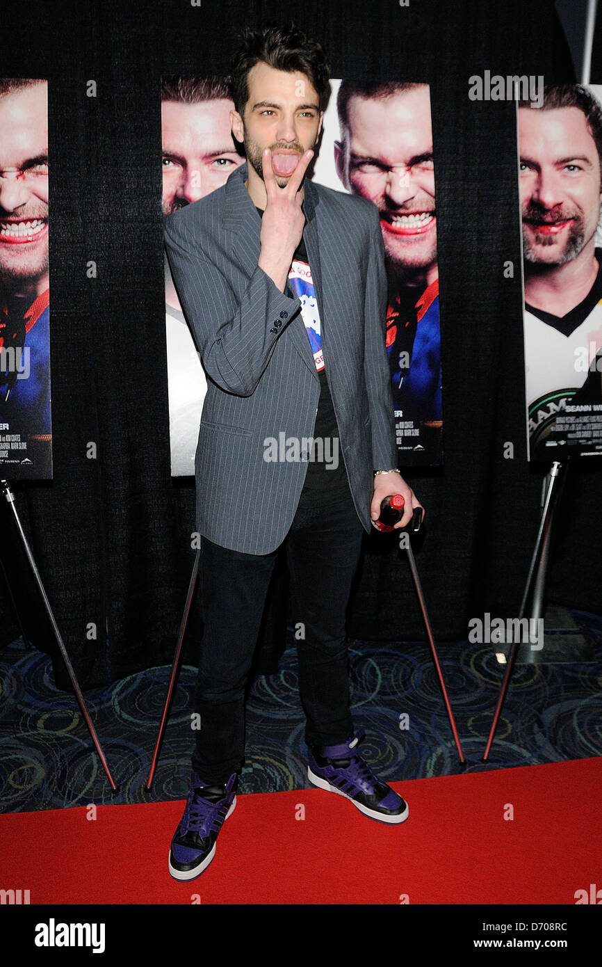 Jay Baruchel GOON premiere arrival at the Scotiabank Theatre. Toronto ...
