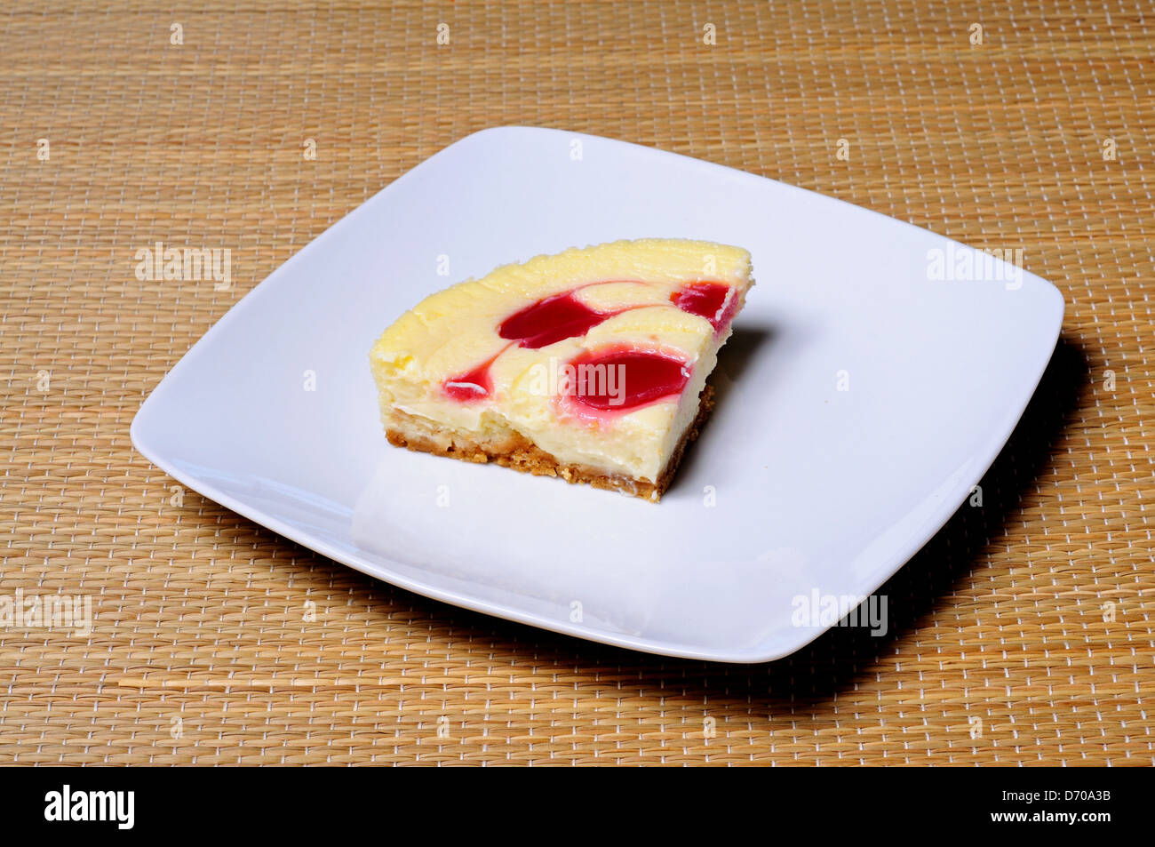 Cheesecake wedge hi-res stock photography and images - Alamy