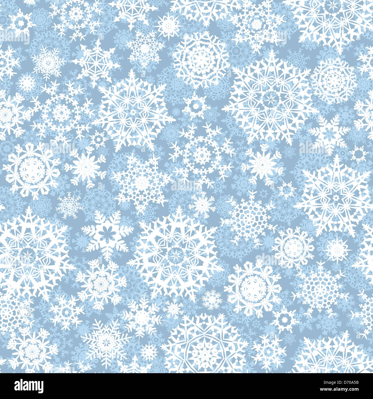 Seamless snow flakes pattern Stock Photo - Alamy