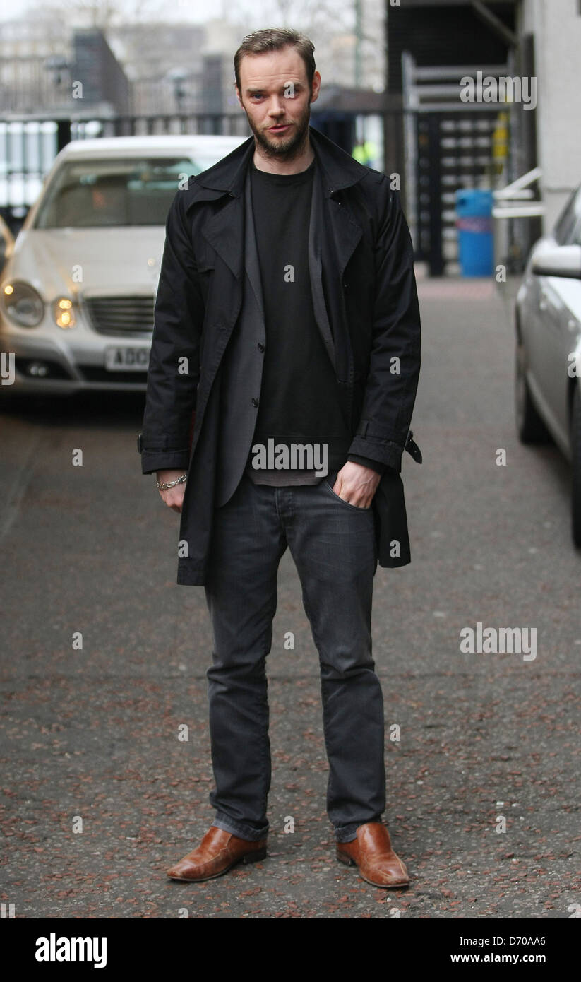 Joe Absolom at the ITV studios London, England - 22.02.12 Stock Photo ...