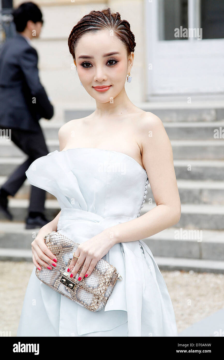 Peng Lin Paris Fashion Week Autumn/Winter 2012 - Dior Ready to Wear - Outside Arrivals Paris ...
