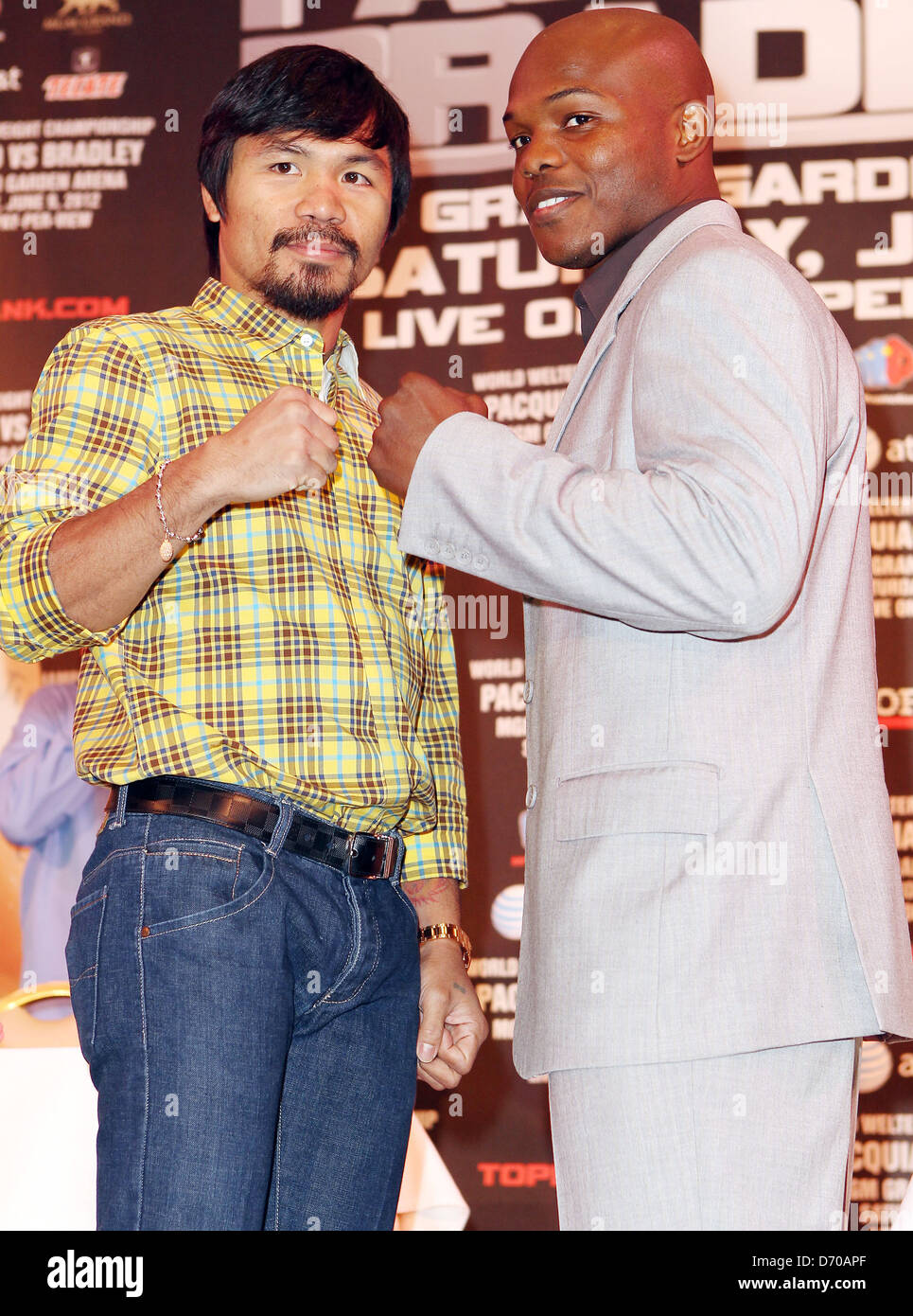 Manny Pacquiao and Timothy Bradley Manny Pacquiao and Timothy Bradley ...