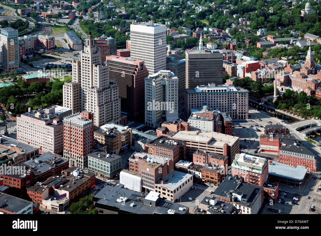 Providence aerial hi-res stock photography and images - Alamy