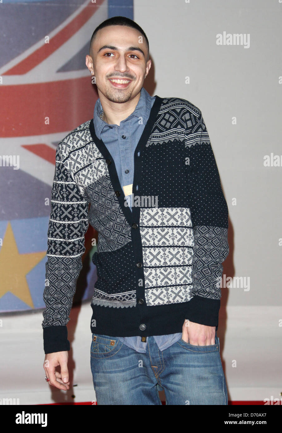 Adam Deacon The Brit Awards 2012 held at The O2 - Arrivals London ...