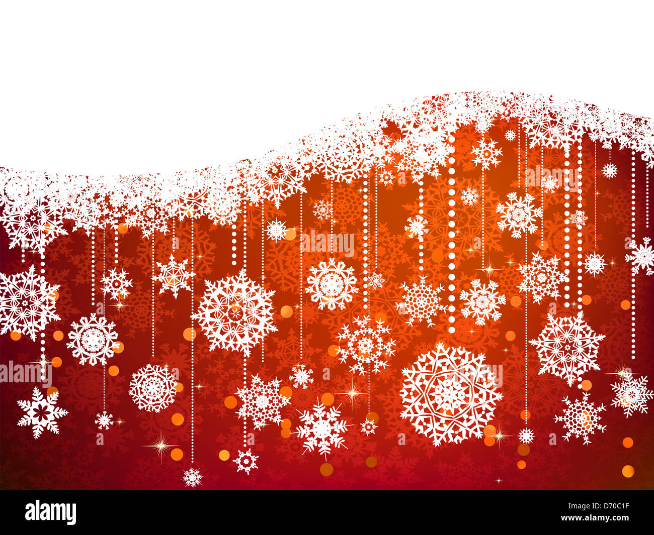 Christmas background with snowflakes Stock Photo - Alamy