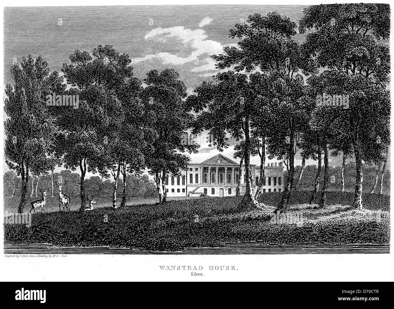 Wanstead house Black and White Stock Photos & Images - Alamy