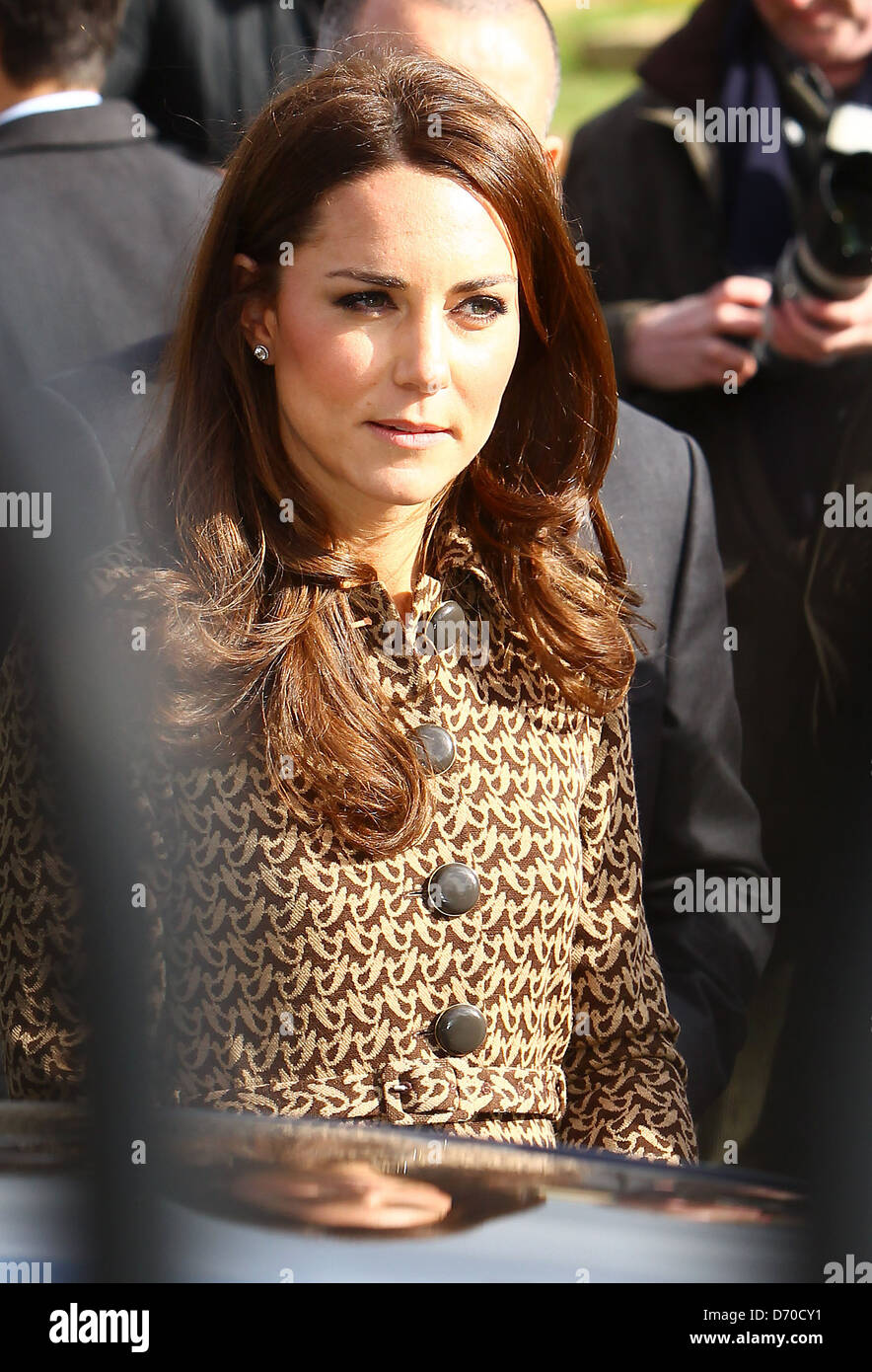 Catherine, Duchess of Cambridge aka Kate Middleton leaving Rose Hill ...