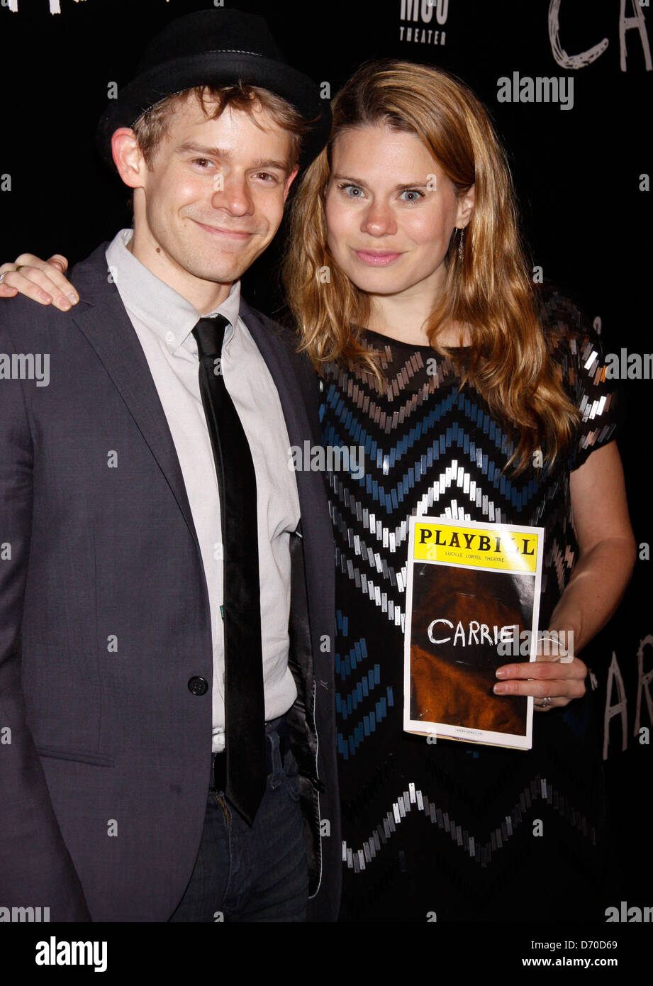 Andrew Keenan-Bolger and his sister Celia Keenan-Bolger Opening night ...
