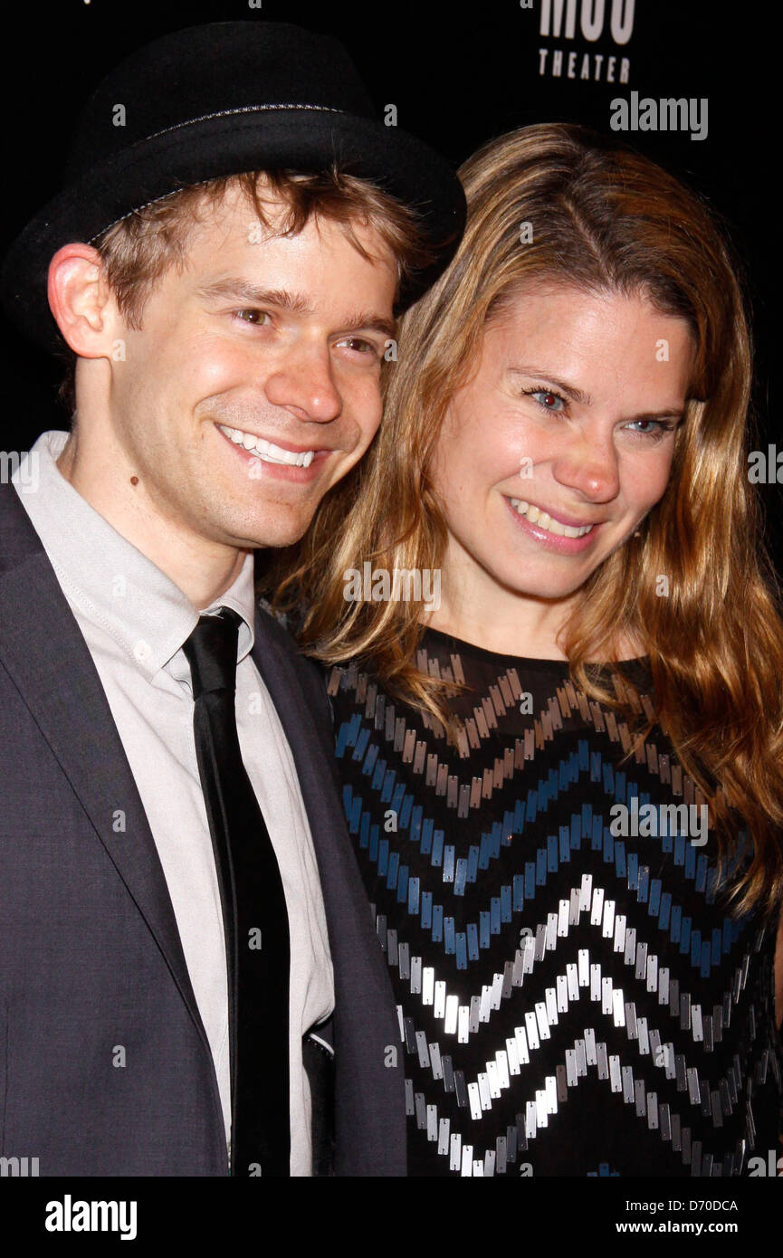 Andrew Keenan-Bolger and his sister Celia Keenan-Bolger Opening night ...