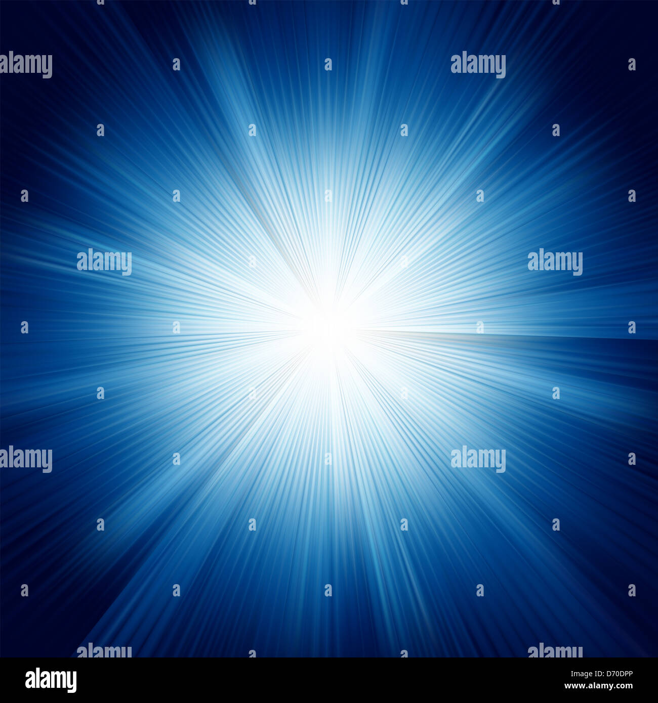 A Blue color design with a burst Stock Photo - Alamy