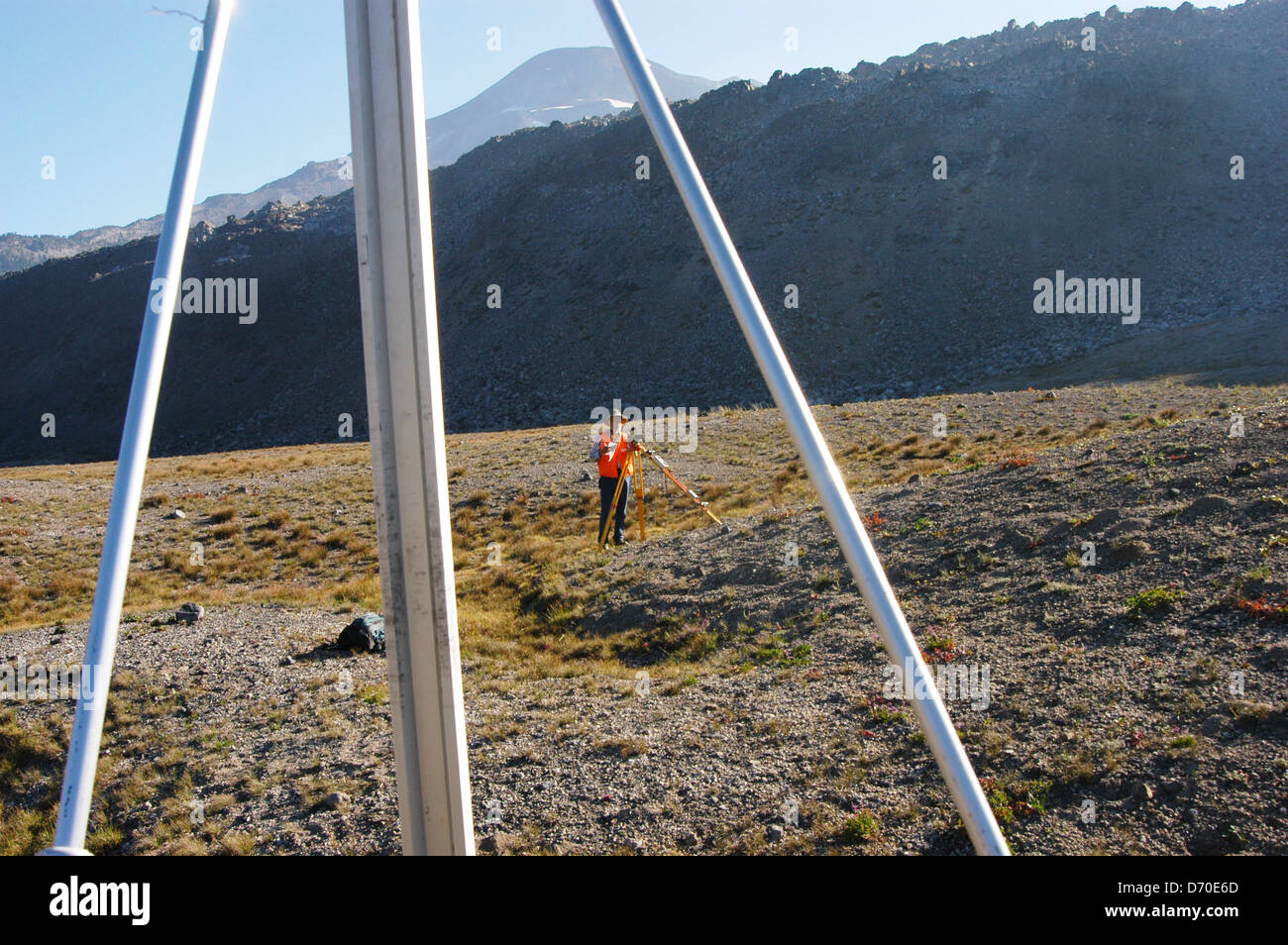 The USGS leveling project from August 26, 2006, focused on measuring ...