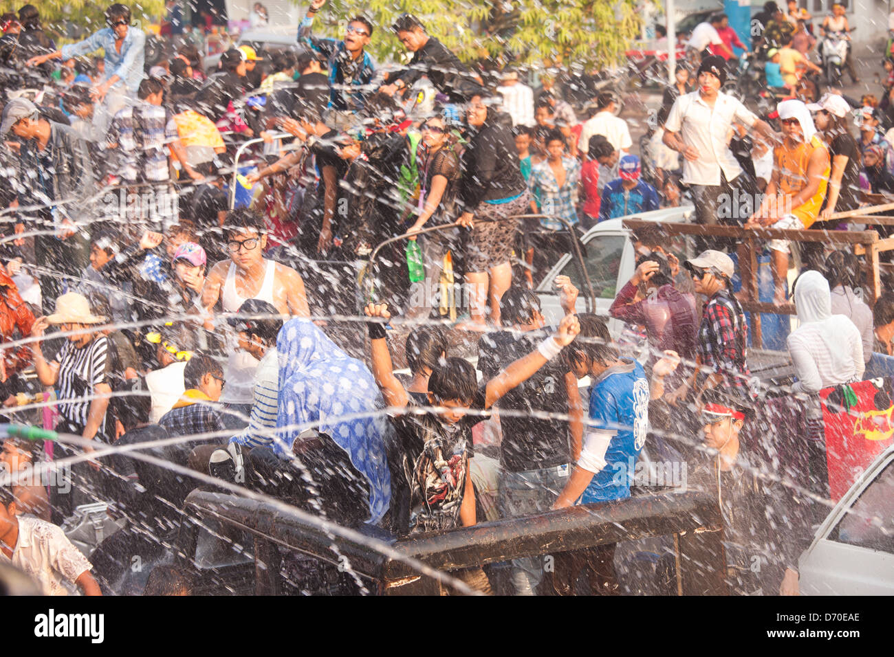 Thingyan Water Festival High Resolution Stock Photography and Images ...