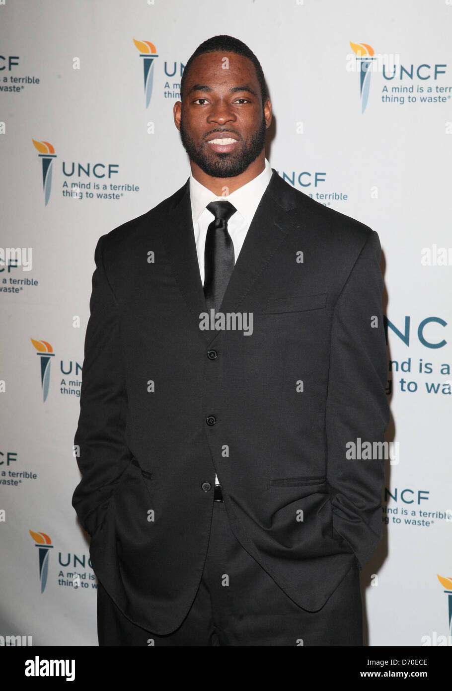 Justin Tuck The UNCF A Mind Is Gala at the Marriott Marquis Hotel New ...