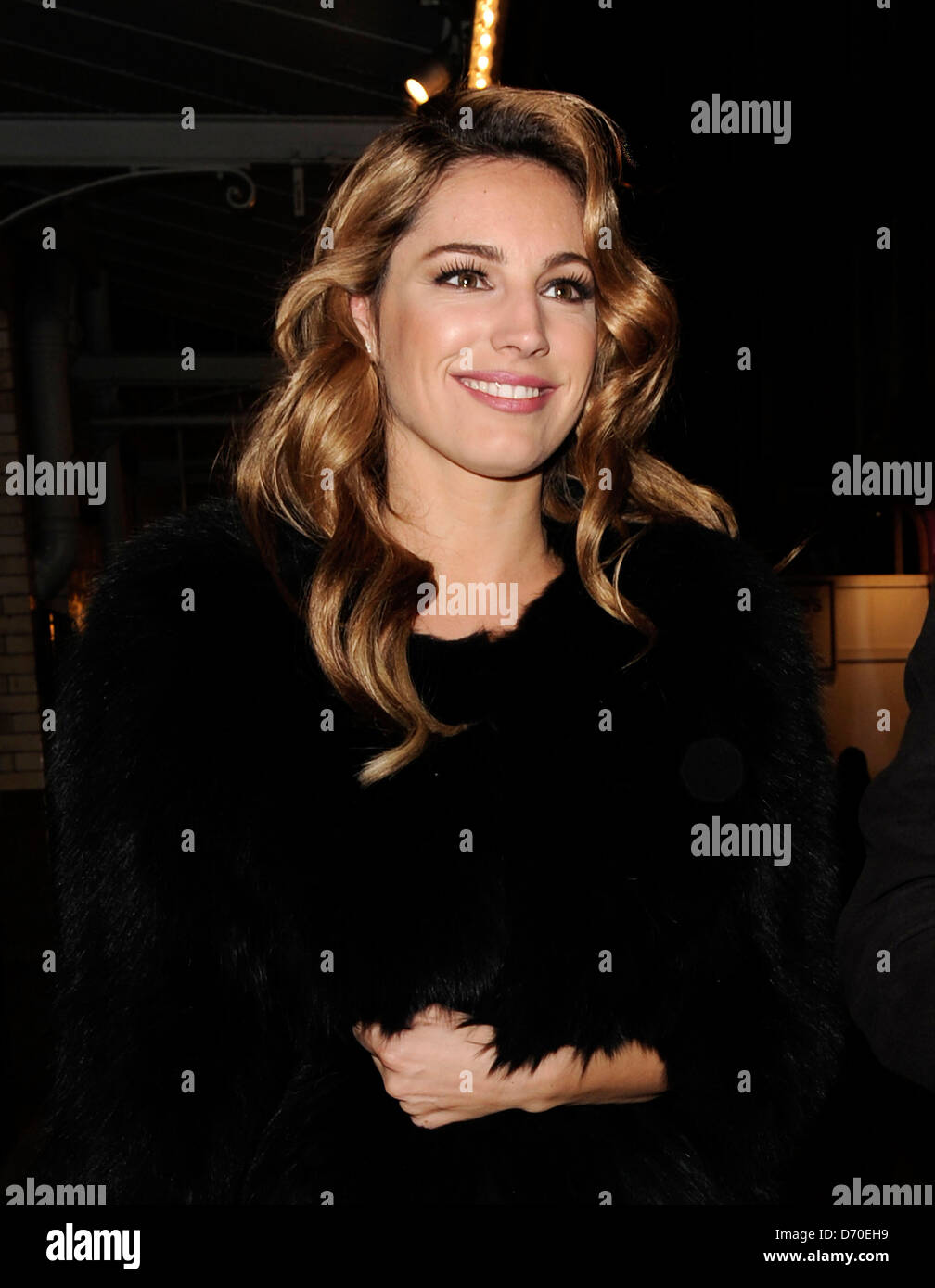 Kelly Brook arriving at J. Sheekey restaurant with a friend London ...