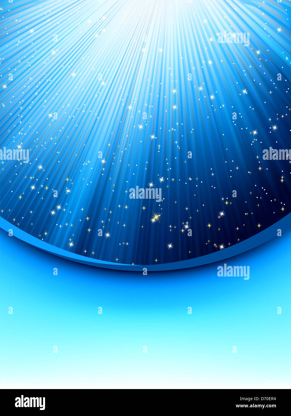 Abstract blue background with stars Stock Photo - Alamy