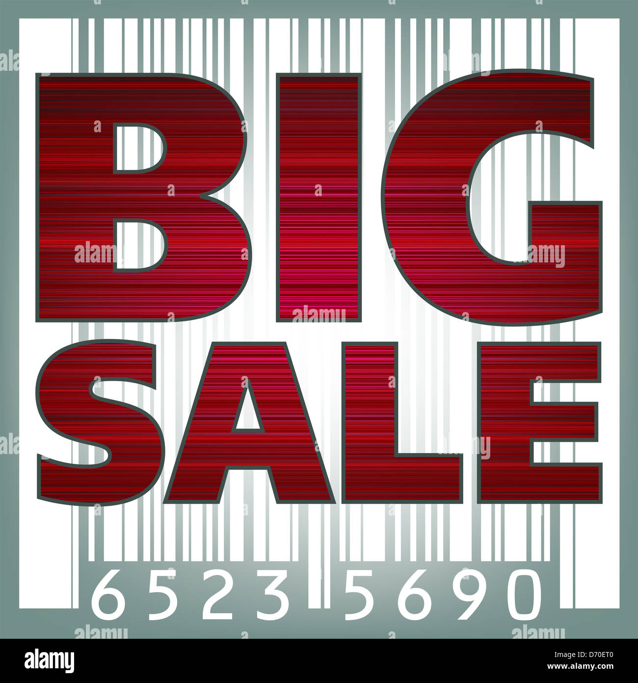 Big sale barcode illustration Stock Photo - Alamy