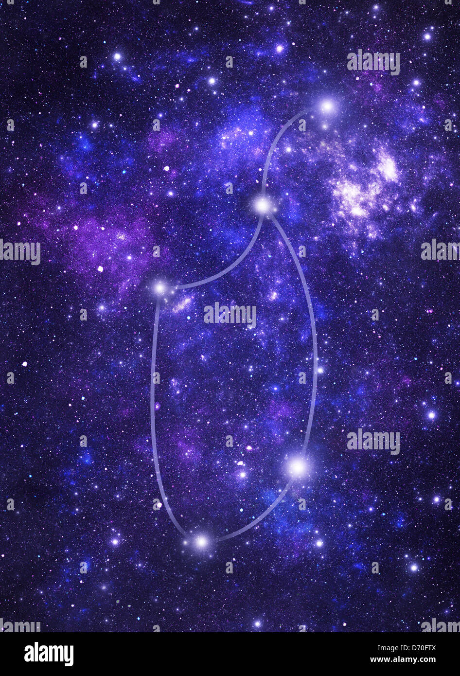 Orpheus Lyre Constellation